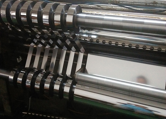 Bright Silver Polyester Film , Transparent PET Film For Decoration ...